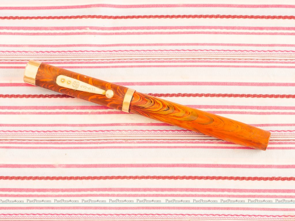 Waterman #55 Red Ripple Hard Rubber Senior Fountain Pen