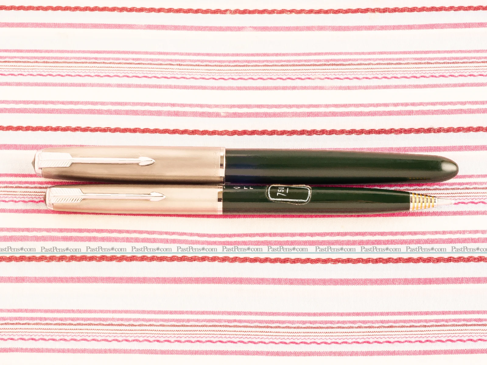 Parker 51 Fountain Pen Pencil Set Forest Green New Old Stock