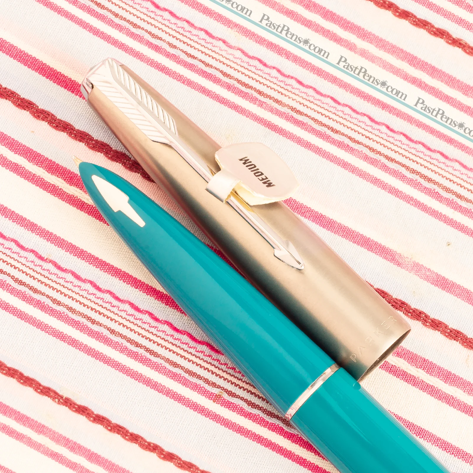 Vintage Parker 61 New Old Stock Turquoise Fountain Pen