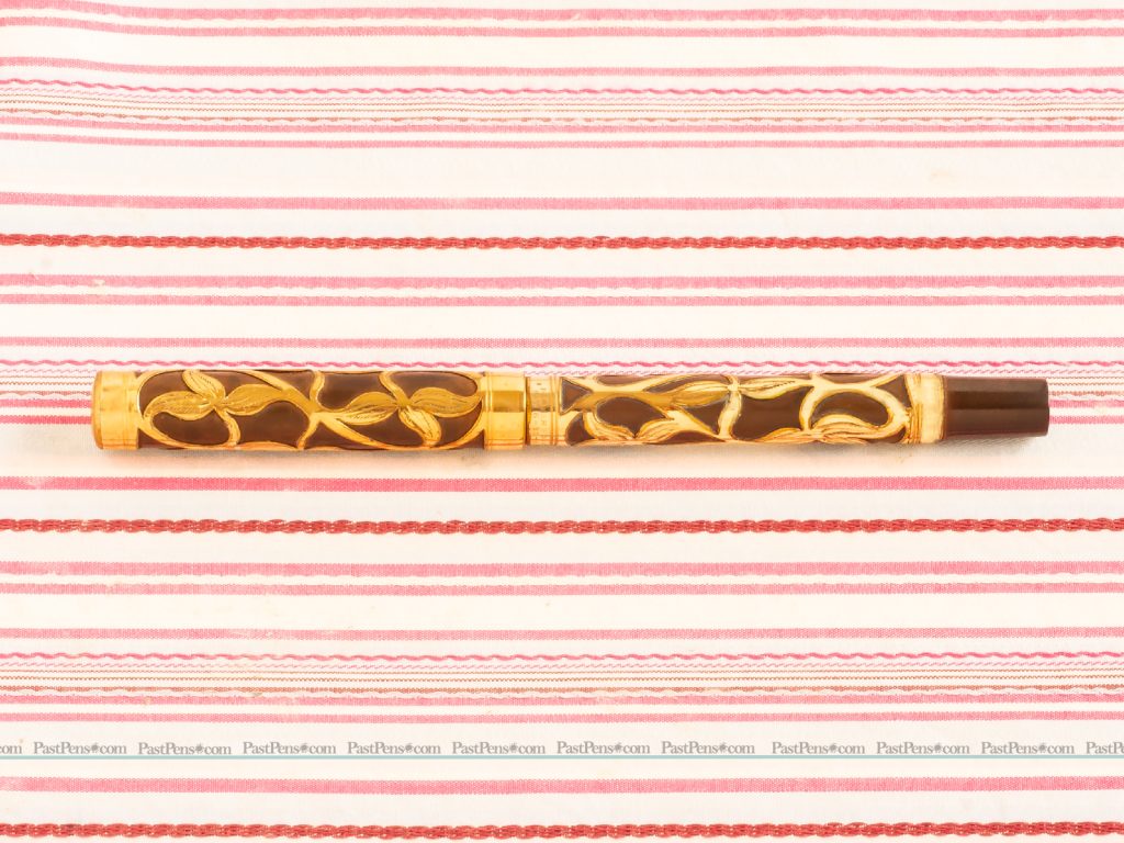 Parker Lucky Curve Senior Gold Overlay Fountain Pen