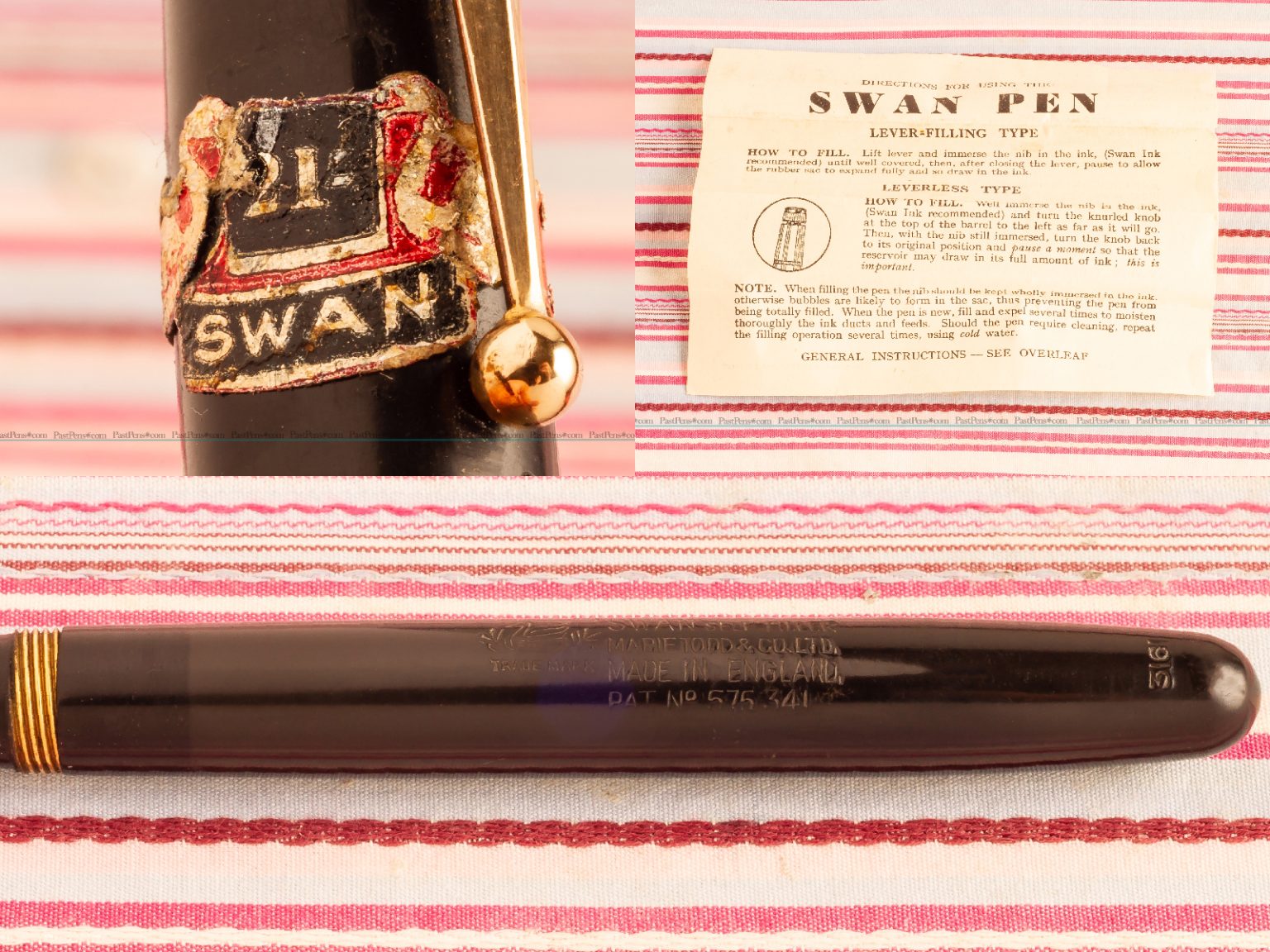 Vintage Mabie Todd Swan Fountain Pen New Old Stock