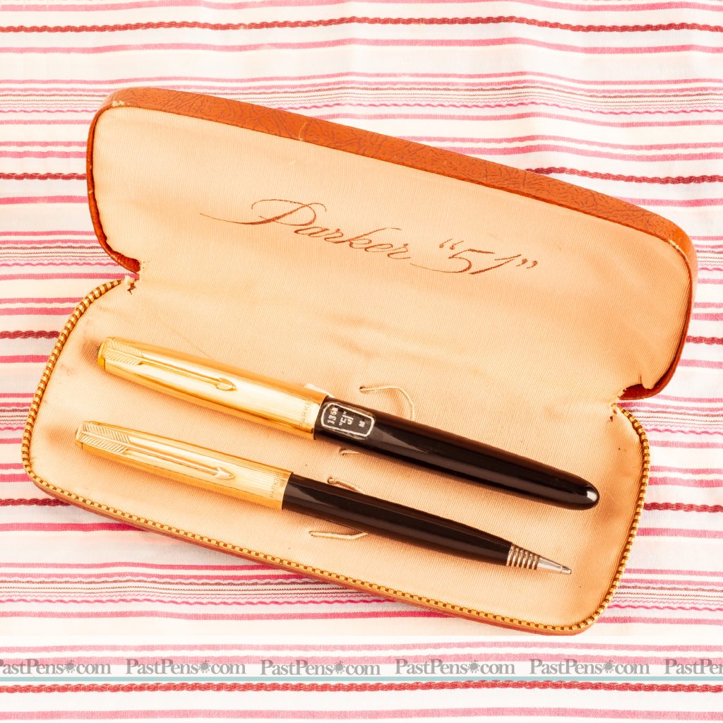 Parker Duofold Sea Green Deluxe Fountain Pen Pencil Set